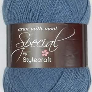 Stylecraft Special Aran with Wool 400g: Atlantic Blue Nepp 3391 ...