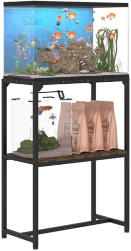 Amazon.com: GADFISH 20 Gallon Fish Tank Stand, Metal Aquarium Stand ...