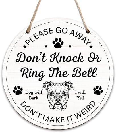 Amazon.com: Do Not Ring Doorbell Sign Retro Do Not Knock Or Ring ...