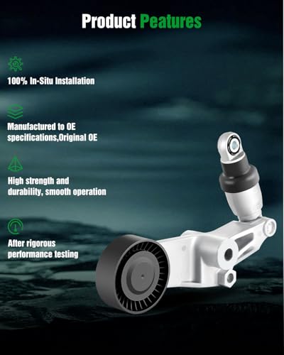 Snapklik.com : 419-123 166200W093 Belt Tensioner 1998-2002 For ...