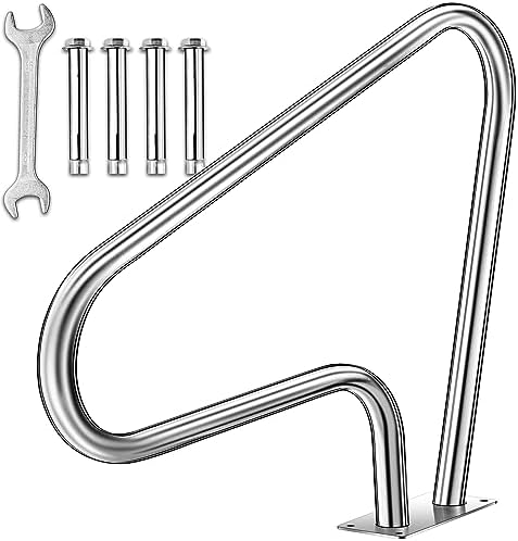 Amazon.com: Pool Railings for Inground Pools 39x32", Pool Handrails 304 ...