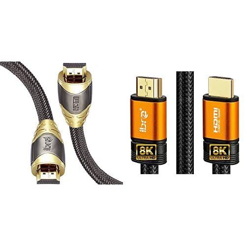 IBRA 2.1 HDMI Cable 8K Ultra High-Speed 48Gbps Lead | Supports 8K@60HZ ...