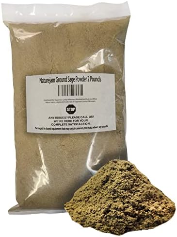 Amazon.com : Naturejam Ground Sage Powder 2 Pounds-100% Natural Dried ...