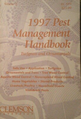 1997 Pest Management Handbook Vol 2: Turfgrass and Ornamentals: unknown ...