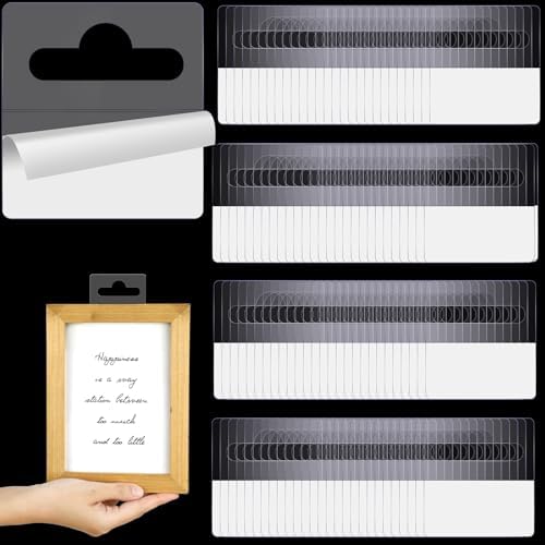 DoubleFill 100 Pack Picture Hanger Plastic Adhesive Picture Hanger ...