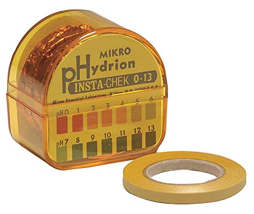 Micro Essential Hydrion JR113 Wide Range Jumbo pH Test Paper Refill for ...