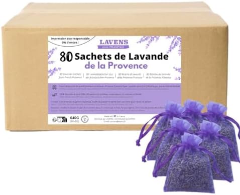 LAVENS | 15 sachets de lavande parfumés | Origine Provence France ...