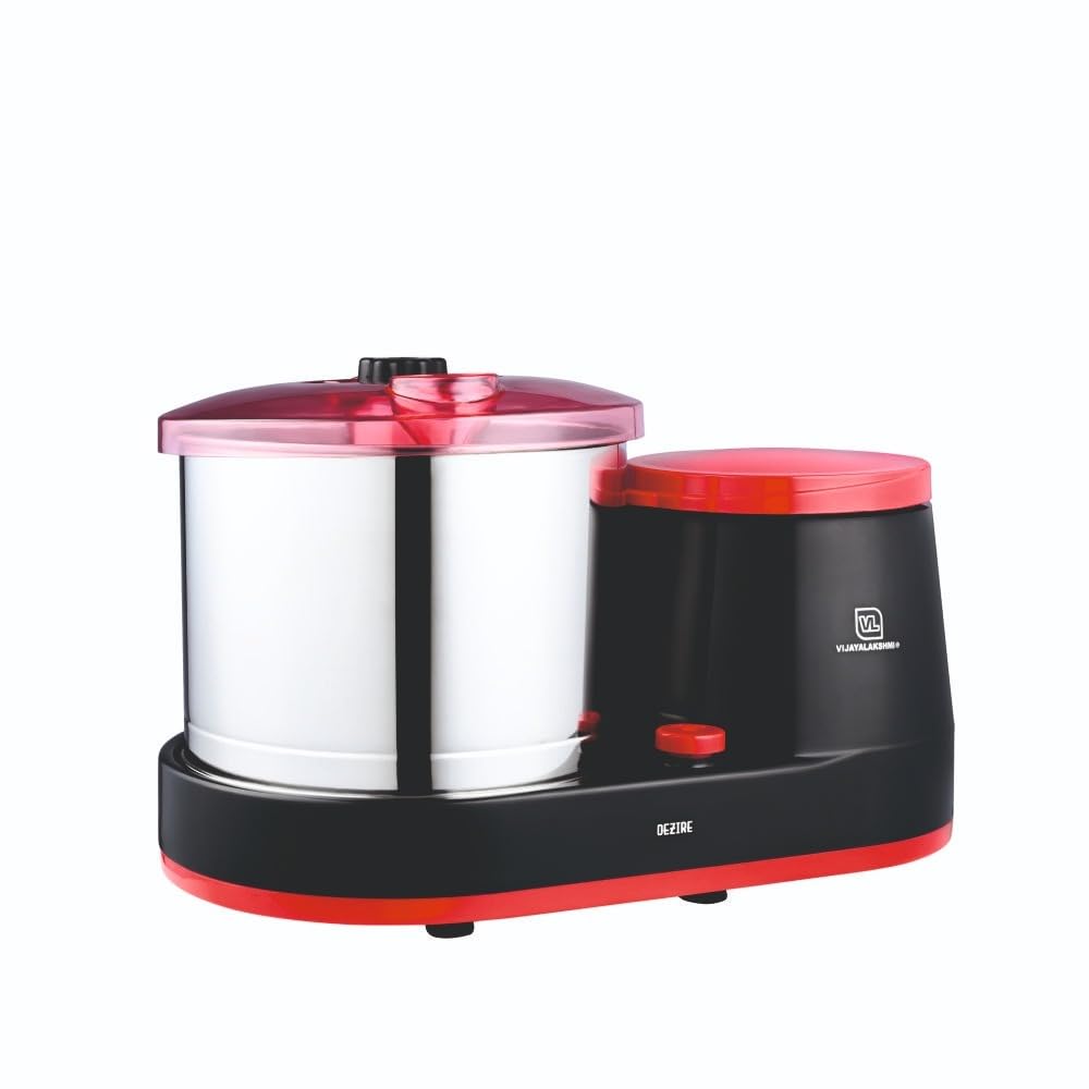 VIJAYALAKSHMI | Dezire 2 Litre | Heavy ABS Body Wet Grinder, 2L (Black ...
