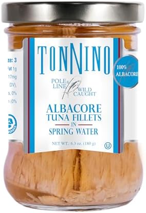Amazon.com : Tonnino Tuna Fish Albacore - Spring Water – Pack of 6 ...