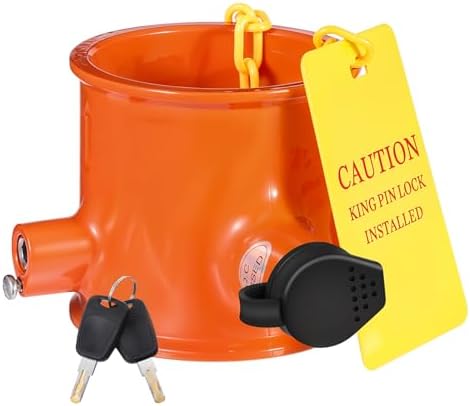 Amazon.com: 5th Wheel King Pin Lock, Anti-Theft Trailer Lock King Pin ...