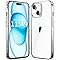 Amazon.com: JJGoo Compatiable with iPhone 15 Case Clear, Transparent Shockproof Phone Case, Slim ...