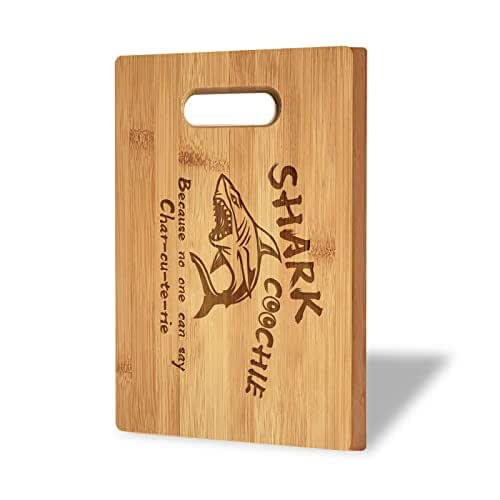 Amazon.com: Shark Cootie Charcuterie Board,Personalized Charcuterie ...