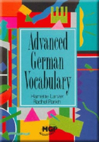 Advanced German Vocabulary: Harriette Lanzer: 9781852345273: Amazon.com ...