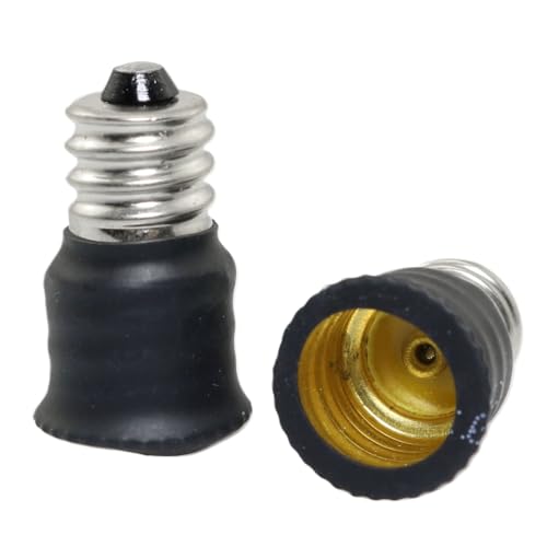 Snapklik.com : 8PCS Black E12 To E14 Adapter Converter Bulb Converter ...