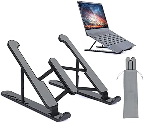 Laptop Stand for Desk, Eye-Level Ergonomic Computer Riser, 8 Angles ...