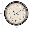 Amazon.com: Cooper Classics Whitley Clock : Home & Kitchen