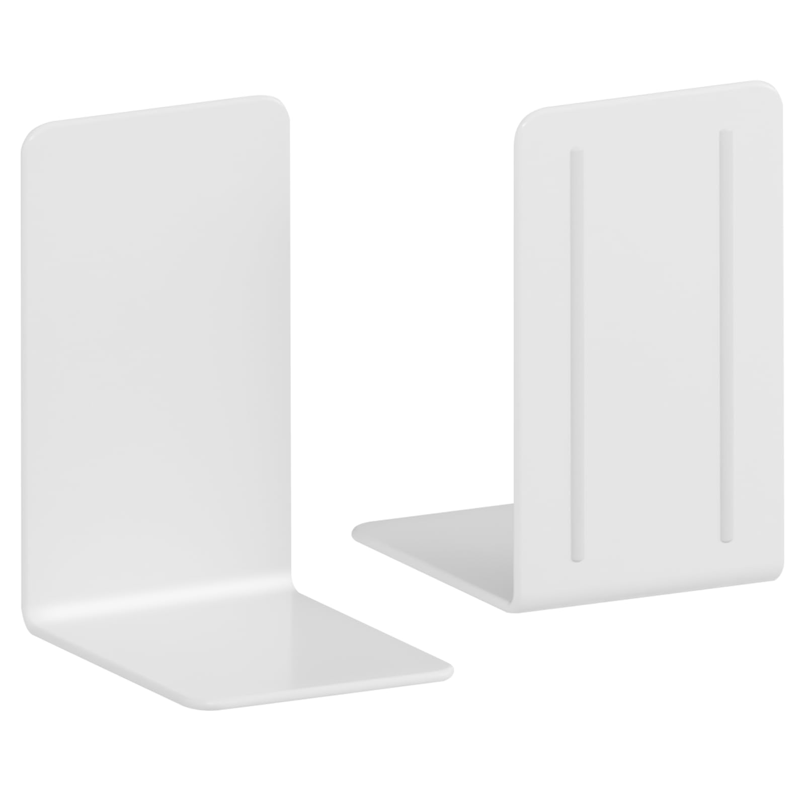 Amazon.com: Acrimet Plastic Bookends for Bookcases, Shelves and Desktop ...