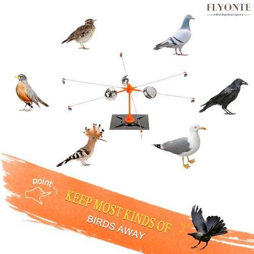 flyonte Birds Reflect Deterrent Visual Bird Scarer Deterrent Devices ...