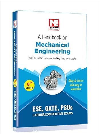 MADE EASY A HANDBOOK ON MECHANICAL ENGINEERING 6th EDITION 2023 ( WELL ...