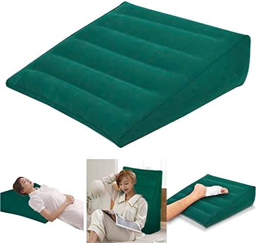 Inflatable Wedge Pillow, Bed Wedge for Backrest Sleeping Sitting ...