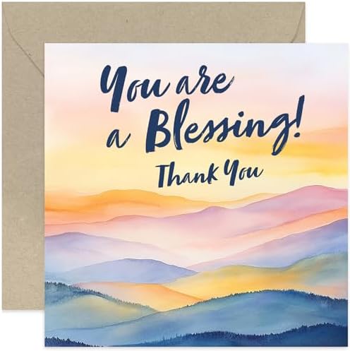 You Are A Blessing Greeting Card for Men and Women - Religious Thank ...