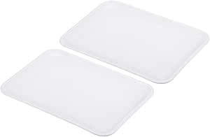 Amazon.com | PATIKIL 11.6x8.4 Fast Food Tray, 2 Pack Plastic Serving ...