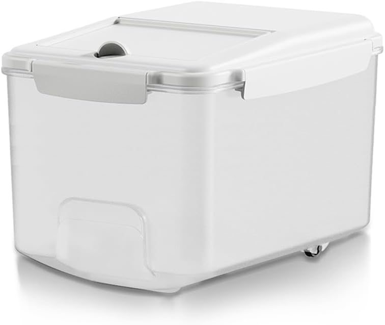 Amazon.com: LivLab 25lbs Rice Dispenser - 25lbs/10.6qt/10kg Food Flour ...