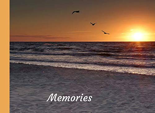 Memories: Funeral Guest Book Condolence Remembrance Ocean Beach Sea ...