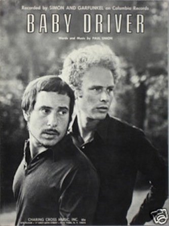 Simon & Garfunkel sheet music - BABY DRIVER: Simon and Garfunkel, Simon ...