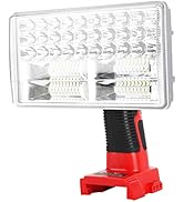 YEX-BUR 35W 2000LM Akku-LED-Arbeitsleuchte Powered by Milwaukee 18 V ...