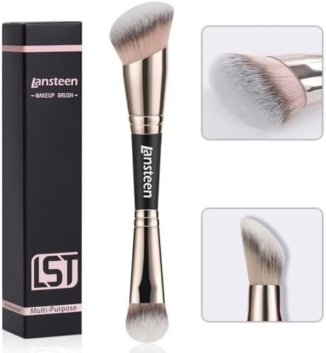 Amazon.com: Lansteen Dual-ended Foundation Contour Concealer Brush ...