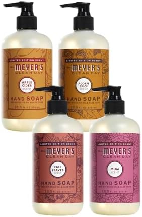Amazon.com: Mrs. MEYER'S CLEAN DAY Holiday Hand Soap Bundle Variation ...