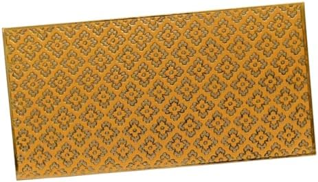 Vanya Creations Pack of 20 Paper Gold Foil Stamping Flower Printed ...