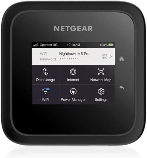 Netgear Nighthawk M6 Pro 5G mmWave WiFi 6E Mobile Hotspot Router ...