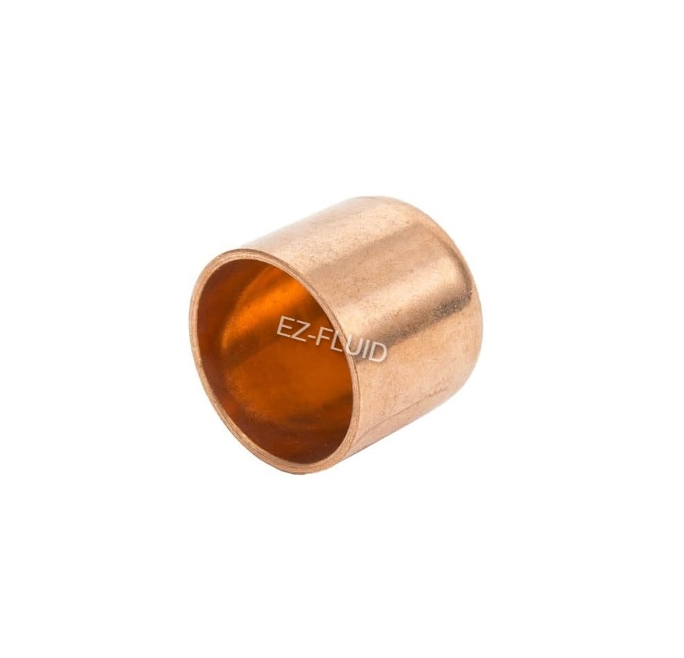 Amazon.com: EZ-FLUID Plumbing 1-1/2" Solder LF Copper Pipe End Cap ...