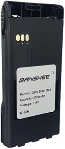 Amazon.com: Banshee for Motorola NTN9858C NTN9858 Smart Battery NiMH ...