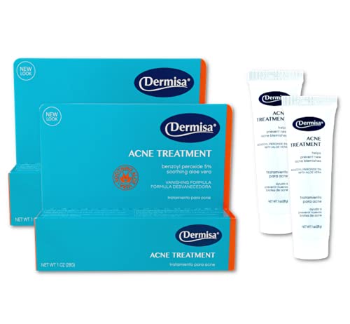 Amazon.com: Dermisa Acne Treatment Cream with 5% Benzoyl Peroxide ...