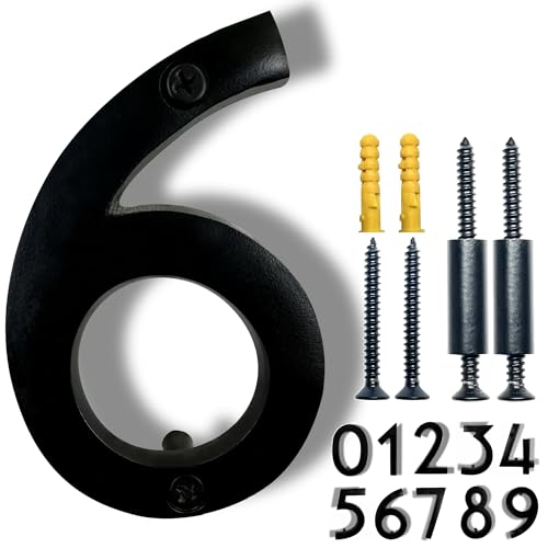Snapklik.com : Shadow Floating House Numbers For Outside, Black House ...