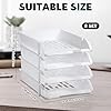 Amazon.com : Fainne 8 Pcs Stackable Paper Trays Organizer for Desk 8 ...