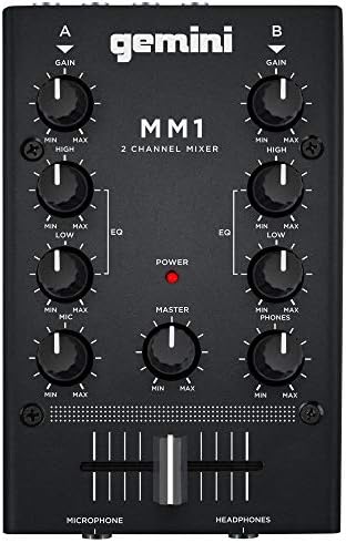 Gemini MM-1 Mini 2 Channel Mixer : Amazon.fr: Musical Instruments