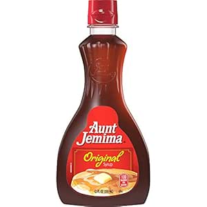 Amazon.com : Aunt Jemima Original Syrup 12 oz : Maple Syrups : Grocery ...