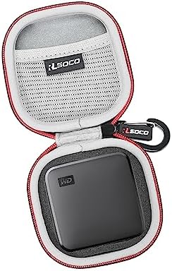 Amazon.com: Lacdo Hard Drive Carrying Case for Western Digital WD ...
