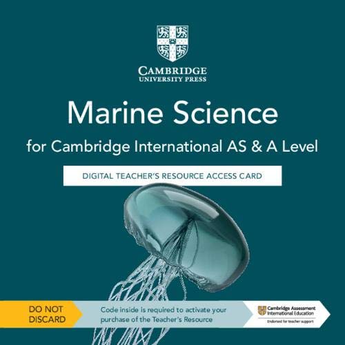 Cambridge International As & a Level Marine Science Digital Resource ...