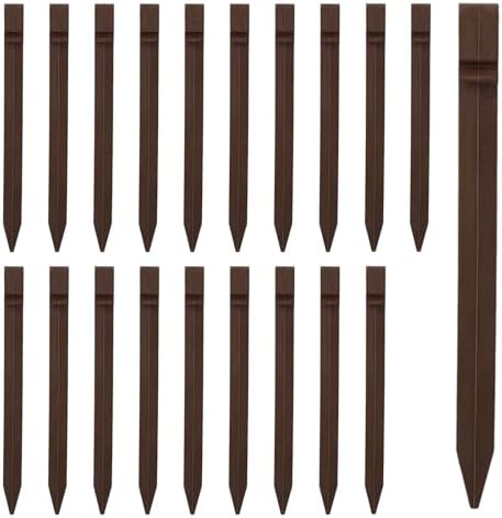 Plastic Ground Stakes, 25CM Heavy Duty Landscape Edging Stakes, Tent ...