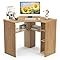 Amazon.com: Giantex Corner Desk with Storage, 34" W x 30.5" H Small ...