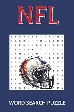 NFL Word Search Puzzle Book: Fun and Challenging NFL Word Search ...