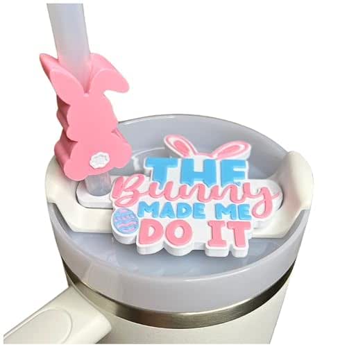 Amazon.com: Easter-themed Stanley Cup Lid Topper - "The Bunny Made Me ...