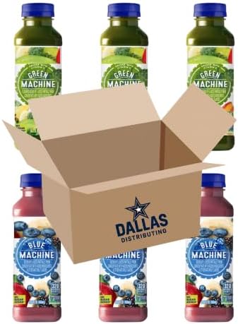 Amazon.com : Dallas Distributing Green Machine & Blue Machine Juice ...