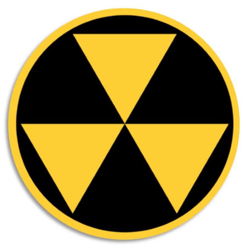 Amazon.com - Fallout Shelter Symbol - Circle Sticker Decal 3 Inch ...