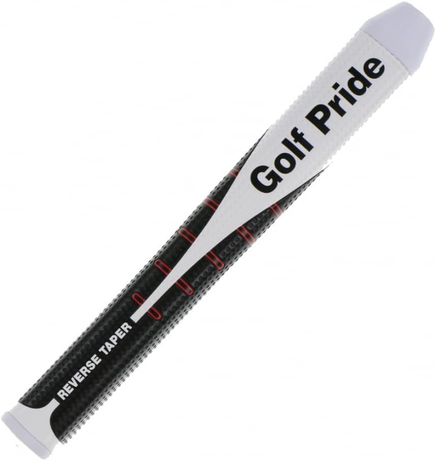 Amazon.com : Golf Pride Golf Putter Grip RT Large Pistol RTPL WH/BK 58 ...